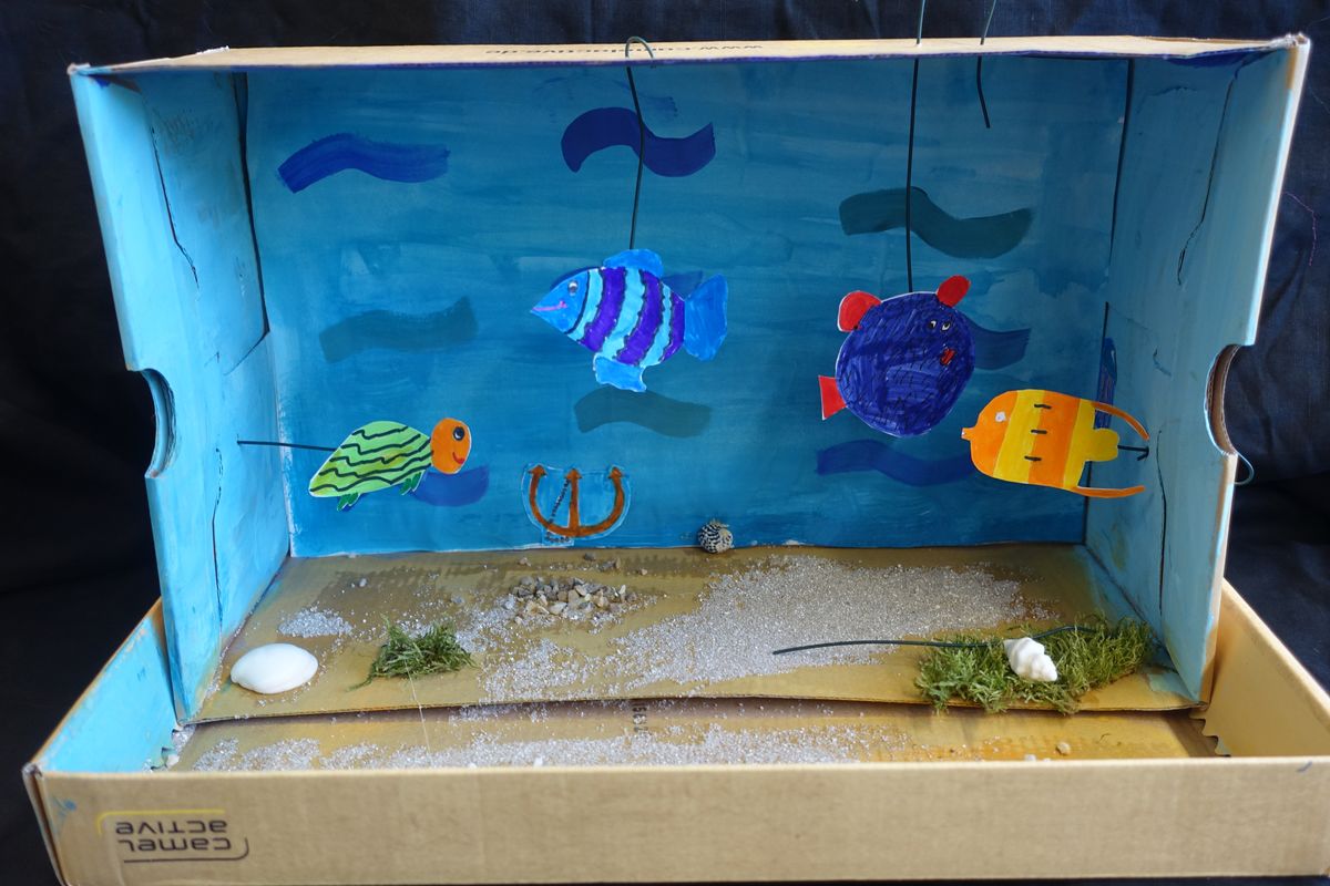 Diorama Aquarium - Tania Schnagls Swinging Puppets